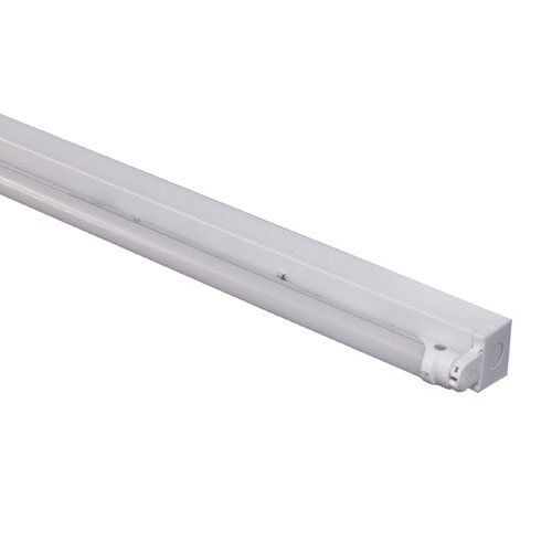 MaxLite Single 4 Ft T8 LED Lamp Ready Linear Utility Strip w/ On/Off ...