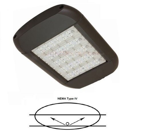 MaxLite 135W LED Security Street Light w/ 5-Pin Photocell Receptacle ...