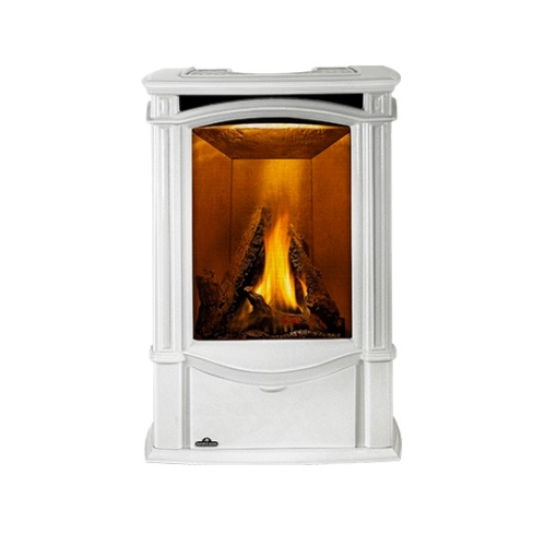 Napoleon Castlemore Stove w/ Electronic Ignition, Direct, Winter Frost ...