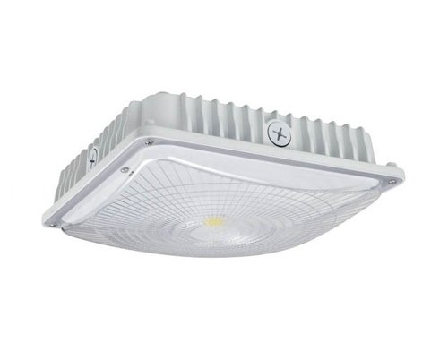 NaturaLED 42W 4000K Slim LED Canopy Light, White (NaturaLED LED-FXSCM42 ...