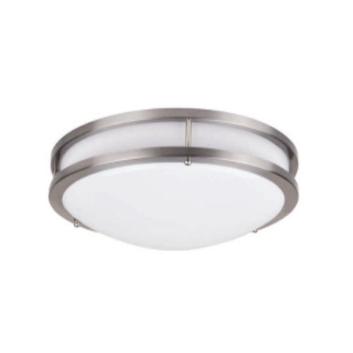NaturaLED 24W 14-in LED Modern Flush Mount Light, Dim, 120V ...
