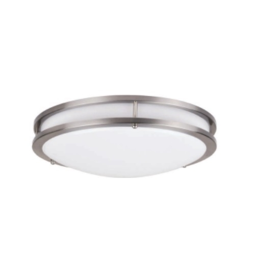 NaturaLED 24W 16-in LED Modern Flush Mount Light, Dim, 120V ...