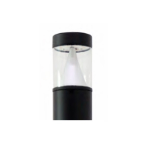 NaturaLED LED Flat Cone Bollard Light, Selectable Watts, Lumens & CCT, Black (NaturaLED 9643 ...