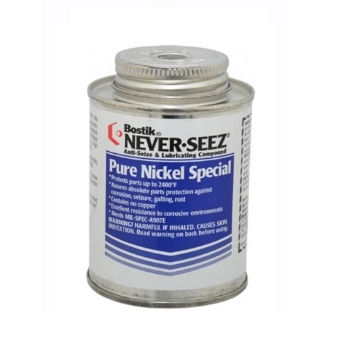 Never Seez 16 oz Pure Nickel Special Compound w/ Brush Top (Never Seez ...