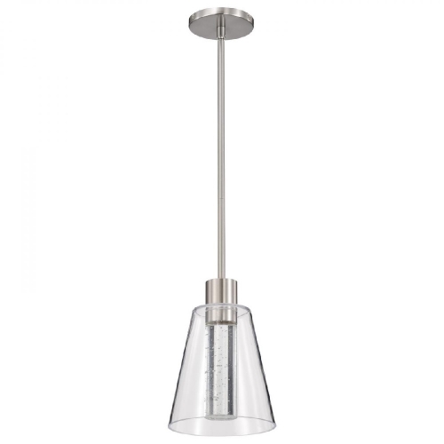 Nuvo 7-in 12W Aura Pendant Light, 120V, 3000K, Brushed Nickel (Nuvo 62 ...
