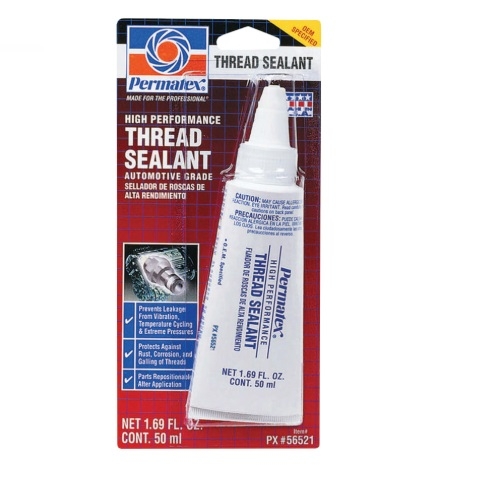 Permatex 50 mL Thread Sealant, High Performance, White (Permatex 56521 ...
