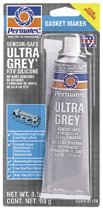 Permatex Ultra Series RTV Silicone Gasket Maker, 3.5 oz Tube, Grey ...