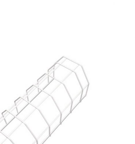 NovaLux Wire Guard for 4ft Strip Fixture, White (NovaLux 45005 ...