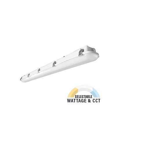 NovaLux 4-ft 34W/38W/45W LED Vapor Tight Fixture, 120V-277V, CCT ...