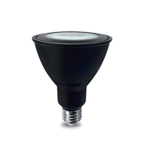 BrightStar 11W LED PAR30 Bulb, Long Neck, Dimmable, 2700K, Black ...