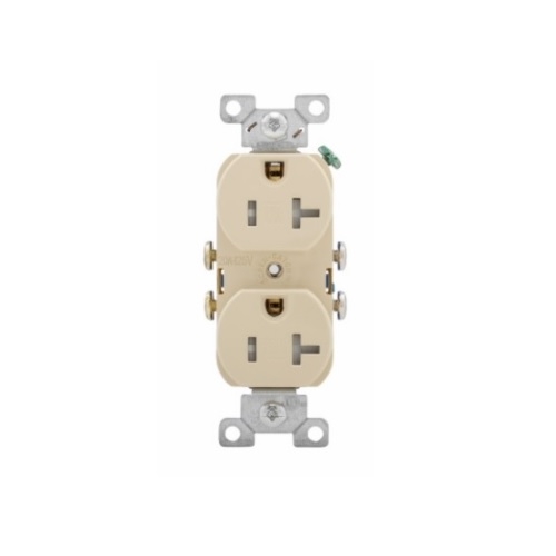 HomElectrical 20 Amp Duplex Receptacle Outlet, Almond (HomElectrical ...