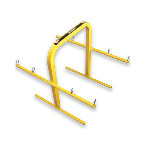 Rack-A-Tiers Wire Spool Hand Cart, Yellow (Rack-A-Tiers 11700 ...
