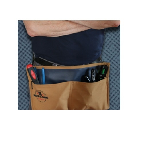 Rack-A-Tiers Snap Sack Canvas/Leather Tool Apron (Rack-A-Tiers 43150 ...