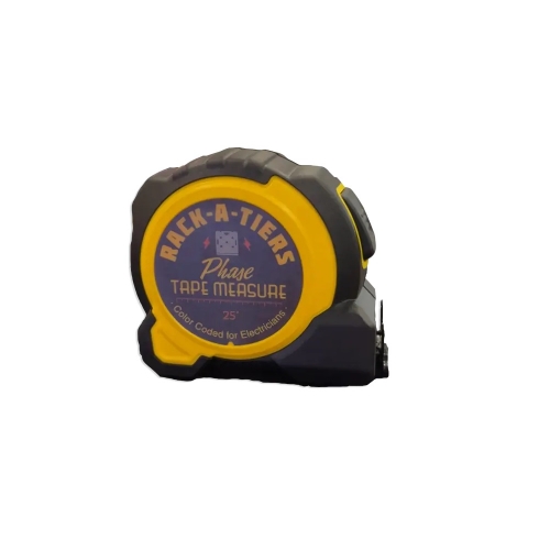 Rack-A-Tiers 25-ft Phase Color Coded Electrician's Tape Measure (Rack-A ...