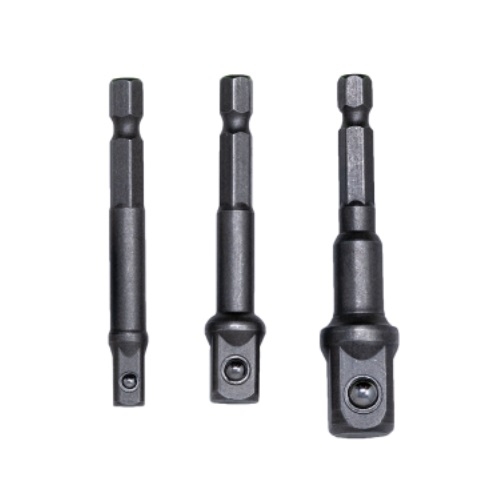 Rack-A-Tiers Impact Driver Bits, Adaptor Set, Sizes 1/4-in, 3/8-in & 1/ ...