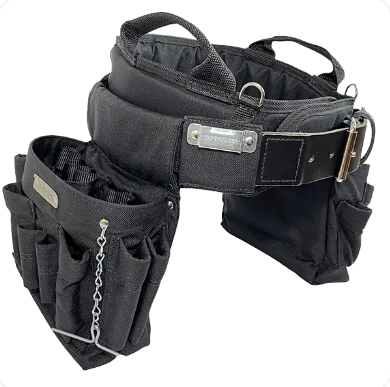 Rack-A-Tiers Electrician's Max Comfort Tool Belt, Large, Black (Rack-A ...