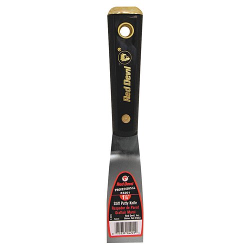 Red Devil Professional Series 1-1/2'' Putty Knife with Solid Steel Head ...