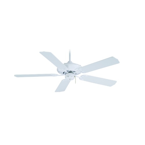 Royal Pacific 52-in 66W Caribbean Ceiling Fan, 5-White Blades, White ...
