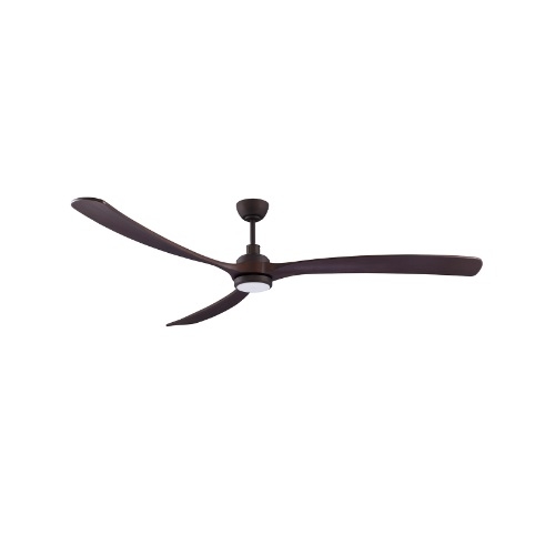 Royal Pacific 88-in 44W Rio Grande Ceiling Fan w/ LED Kit, 3-Walnut ...