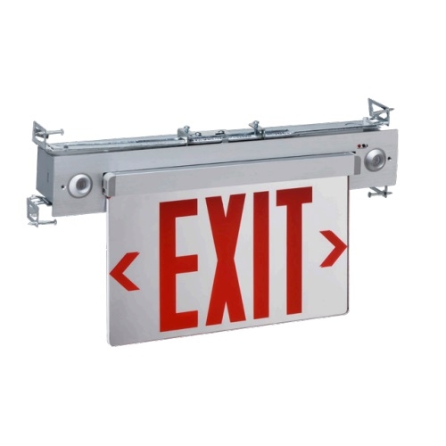 Royal Pacific Recessed Emergency Exit Light Combo, Double Face, 120V ...