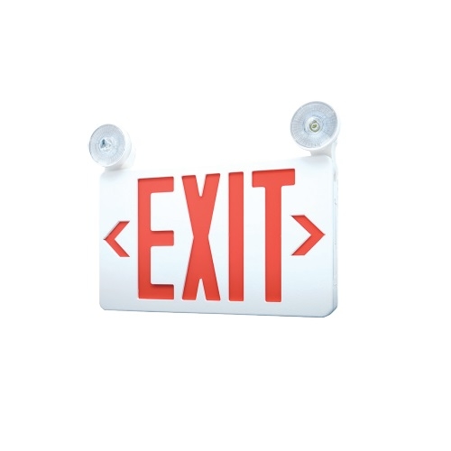 Royal Pacific Emergency Exit Light Combo, Single/Double, 120V-277V ...