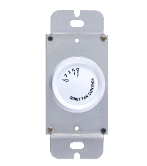 Royal Pacific Rotary Ceiling Fan Wall Control, 4-Speed, 120V, White ...