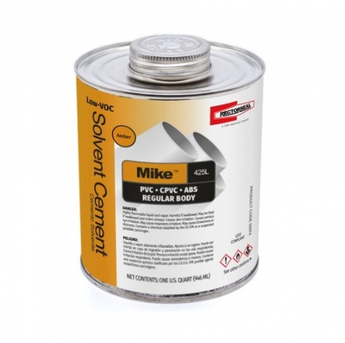 Rectorseal 1 Qt. Mike 425L Low-VOC Solvent Cement (Rectorseal 55974 ...