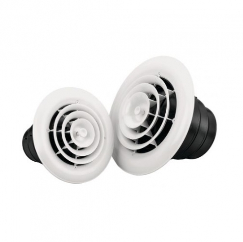 Rectorseal 8-in TRUaire Retrofit Diffuser, Round (Rectorseal 81911 ...