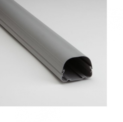 Rectorseal 7.5-ft Fortress Lineset Cover Ducting, 3.5-in Diameter, Gray ...