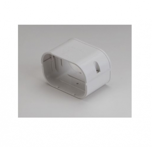 Rectorseal 3.75-in Slimduct Lineset Cover Coupler, White (Rectorseal ...