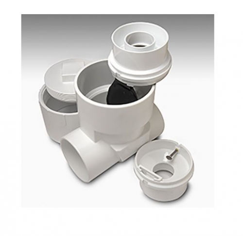 Rectorseal 4-in Clean Check Extendable Backwater Valve w/ Adapter, PVC ...