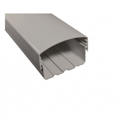 Rectorseal 4-ft Cover Guard Lineset Cover Duct, 4.5-in Diameter, Gray ...