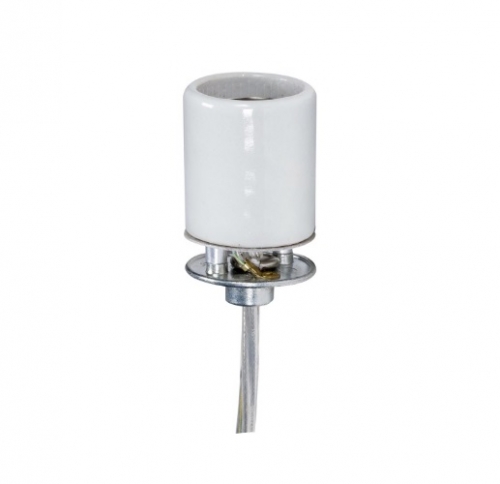 Satco 660W Glazed Porcelain Socket w/ 1/8 IPS Cap, Medium, 250V (Satco ...