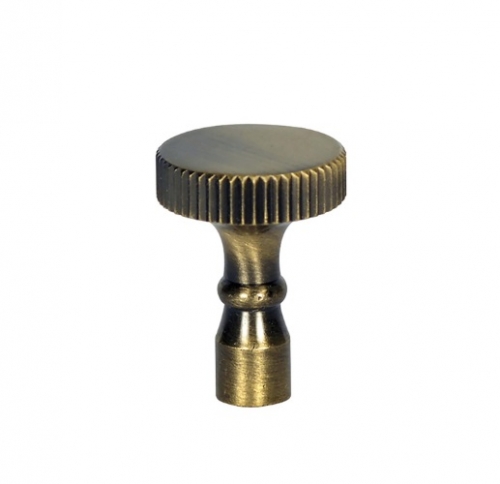 Satco Solid Brass Turn Knob, 4/36 Mandrel, Antique Brass (Satco 80-2404 ...