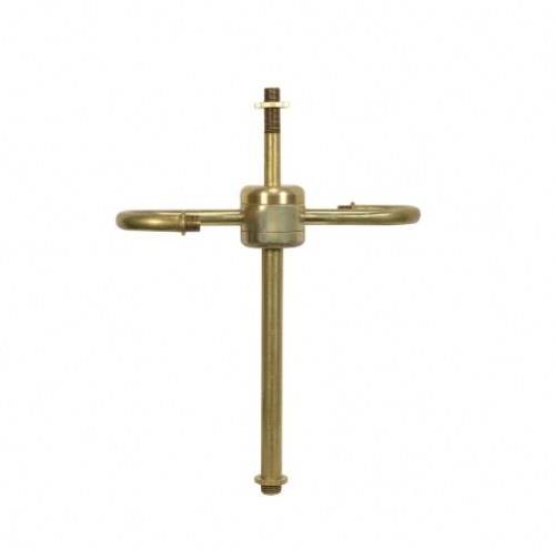 Satco Base Twin Keyless Solid Brass Cluster, Medium, Unfinished (Satco ...