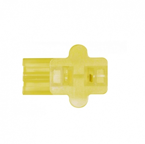 Satco Polarized Female Side Plug, 18/2-SPT-1, 6A, 125V, Clear Gold ...