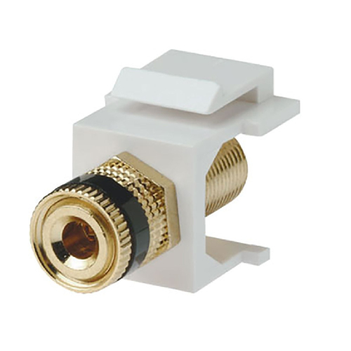 Structured Cable Products Speaker Binding Post Keystone Insert, Gold ...