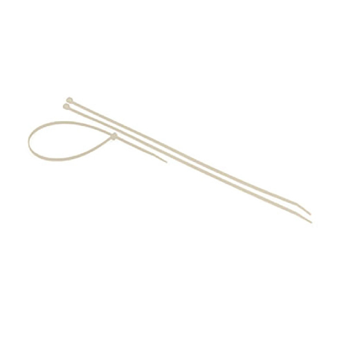 Structured Cable Products 8-in Cable Ties, 100-Piece Bag, White ...
