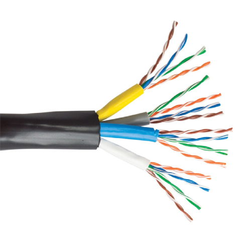 Structured Cable Products 500-ft 4x CAT5E 24 AWG SOLID BC, 4PR, UTP, UL ...