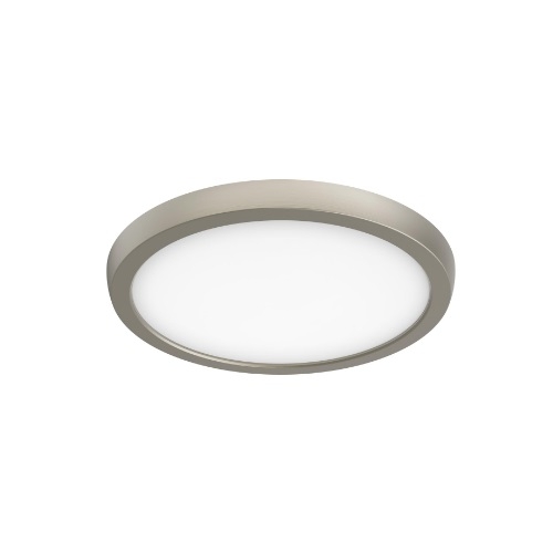 Satco 13W 9-in Round LED Downlight, 120V, Brushed Nickel, CCT Select ...