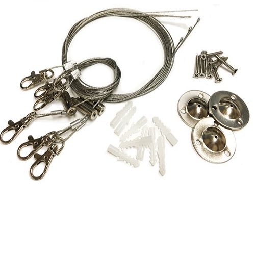 Satco 2X4 Flat Panel Suspension Kit (Satco 65-955) | HomElectrical.com