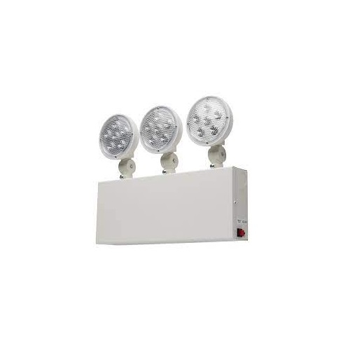 Satco 1.5W Steel Tri Head Emergency Light, 120V/277V, 210 lm, 5700K ...