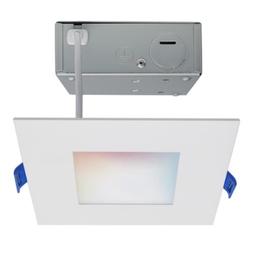 Satco 12W LED 6-in Square Low Prof Downlight, 90CRI, 120V ...