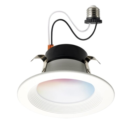 Satco 10.5W LED 4-in Round Retrofit Downlight, 90CRI, 120V ...