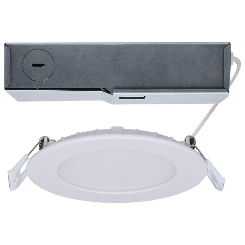 Satco 11W/15W 4-in Direct Wire Downlight, Round, Flat Face, CCT Select ...