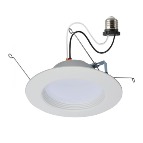 Satco 9W LED 5-6-in Round Retrofit Downlight, 120V, SelectableCCT ...