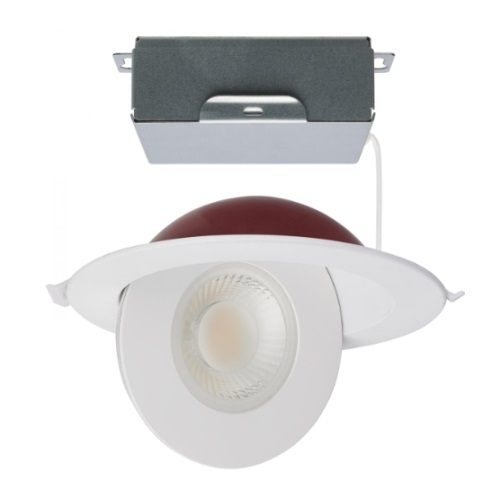 Satco 15W LED 6-in FR Round Directional Downlight, Dim, 120V, SelectCCT ...
