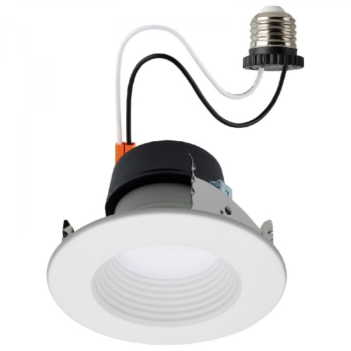 Satco 4-in 5.8/7/9.5W LED Downlight Retrofit, E26, 120V, Selectable CCT ...