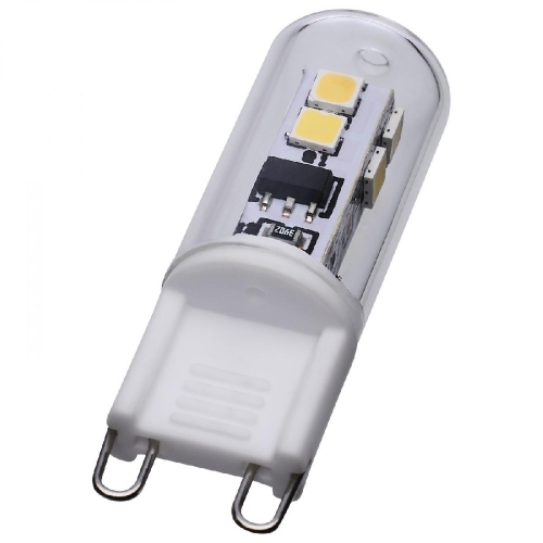 Satco 2W LED T4 Bulb, G9, 200 lm, 120V, 5000K, Clear (Satco S12329 ...