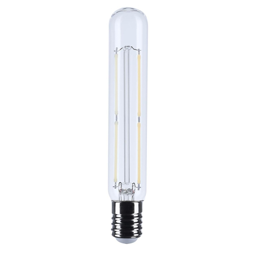 Satco 4W LED T6.5 Bulb, E17, 400 lm, 120V, 5000K, Clear (Satco S12522 ...